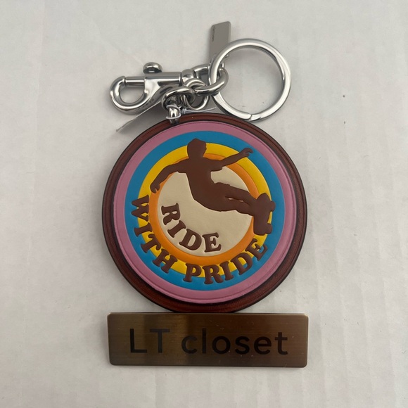 Coach | Accessories | New Coach Ride With Pride Bag Charm Keychain ...